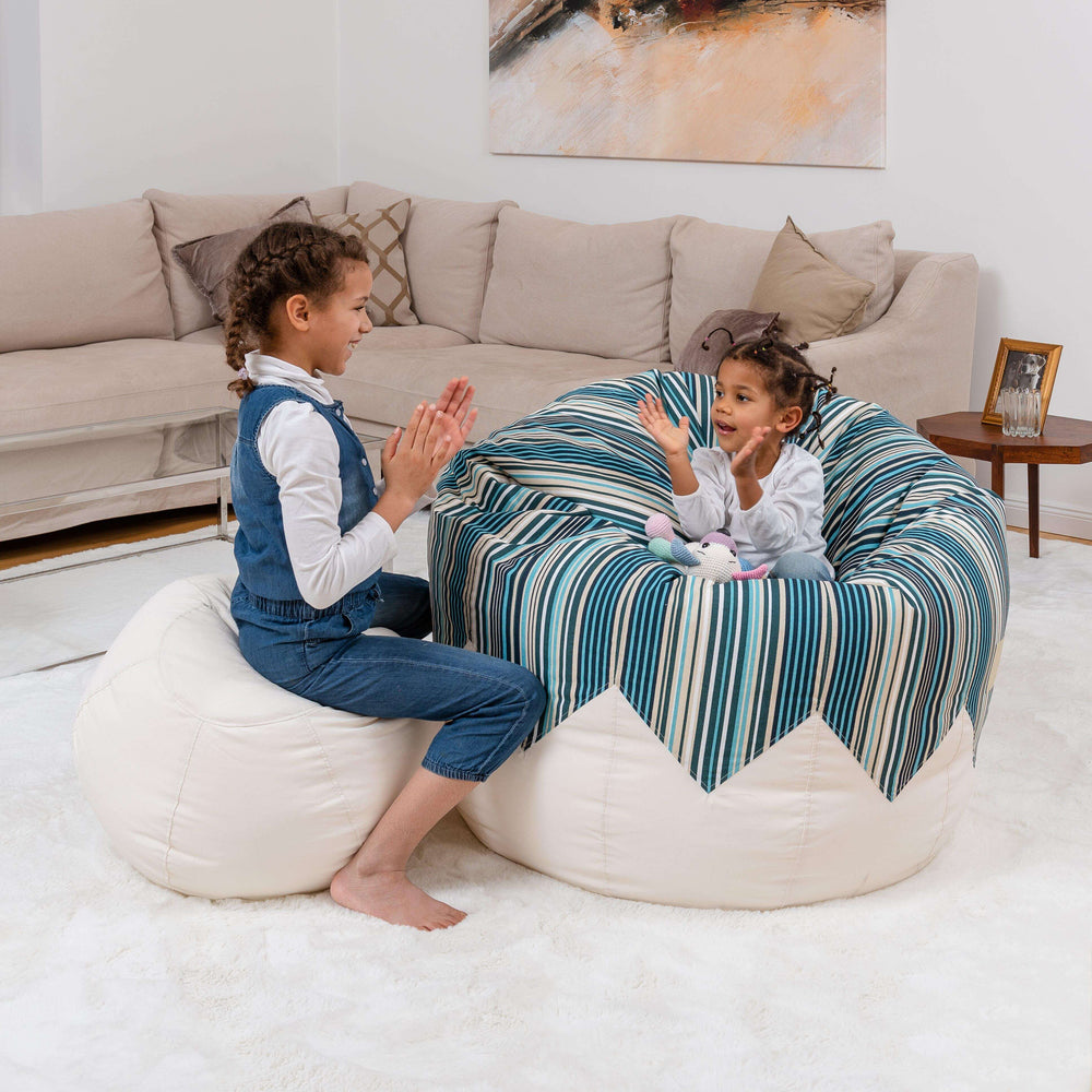 Sitzsäcke aus Stoff handmade aus brasilianischen Stoffen.